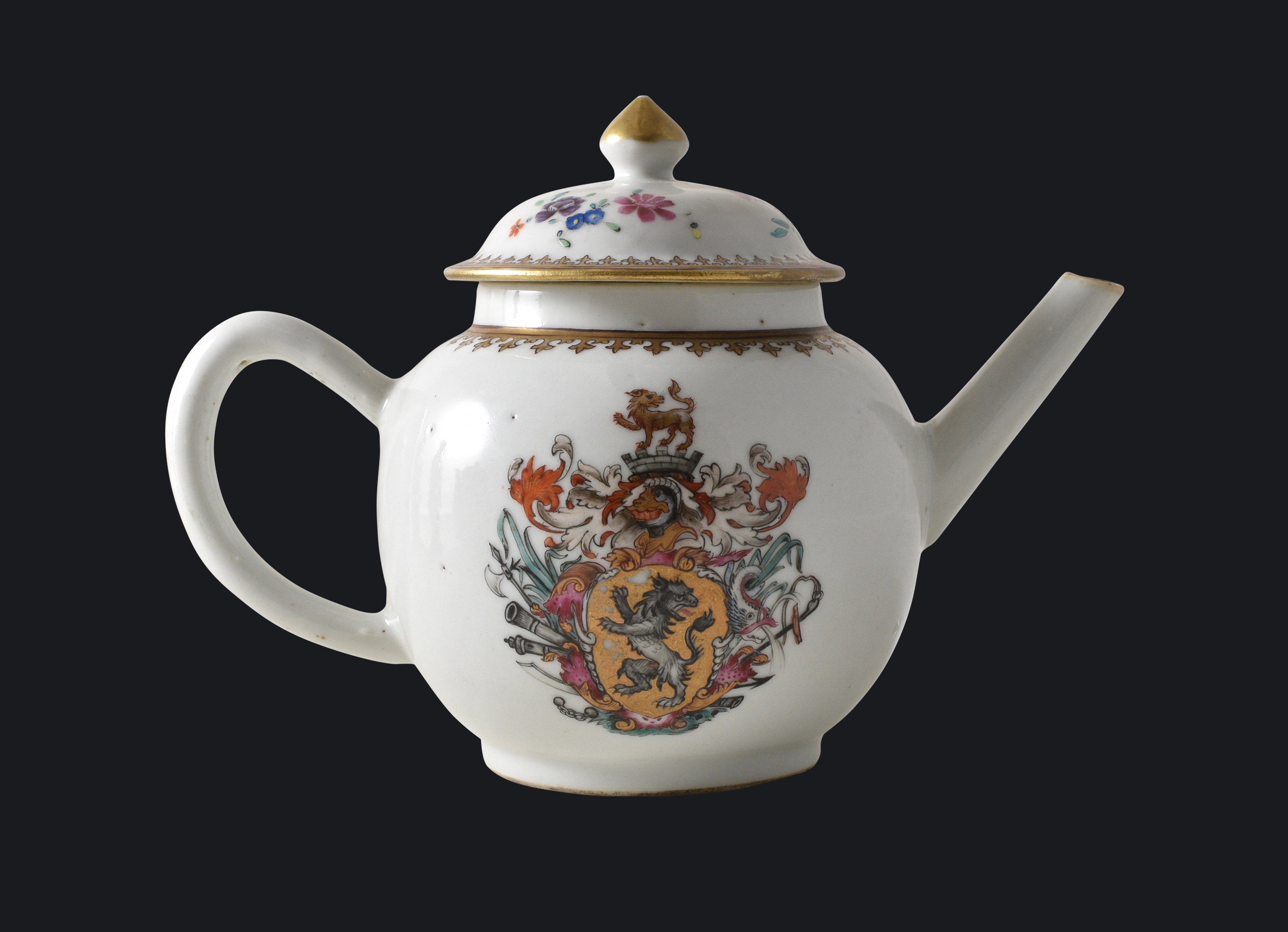 armorial teapot English Captain Robert Jenkis Qianlong
